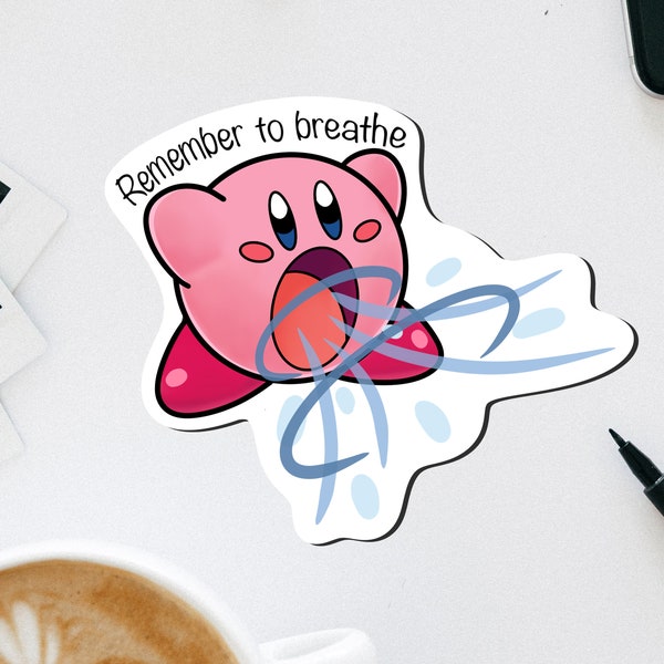 Kirby Sticker - Etsy