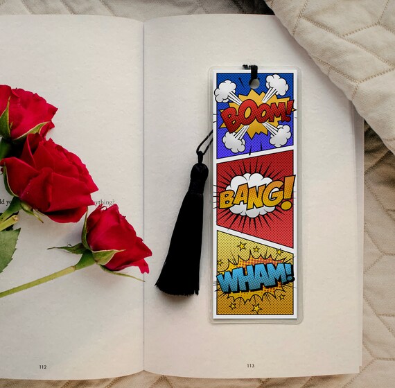 Comic Bookmark Reading Comic Book Omnibus Silver Age - Etsy
