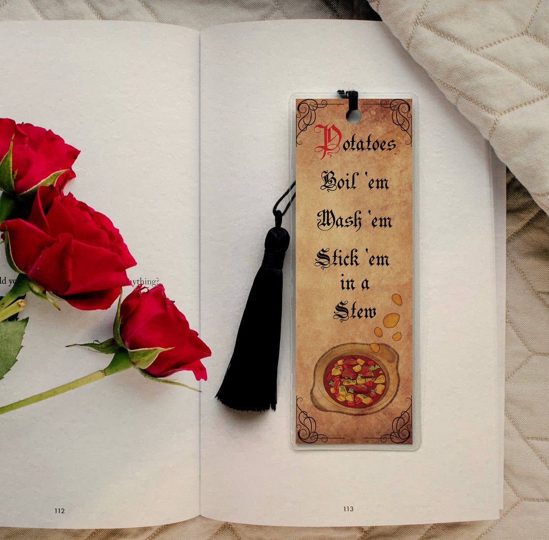 Lord of the Rings Potatoes Bookmark Lord of the Rings Tolkien Bookmark ...