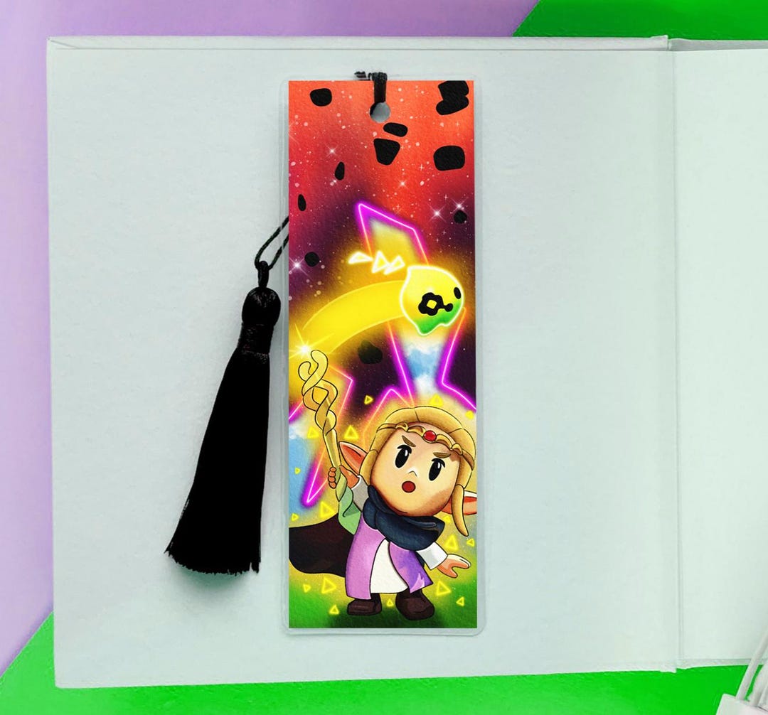 Zelda and Tri Bookmark - Echoes of Wisdom - Reading - Video Game - Link ...