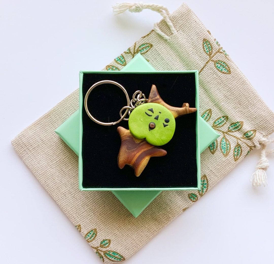 Peeks Adopt a Korok Keychain Key Ring Stainless Steel Accessory Zelda ...