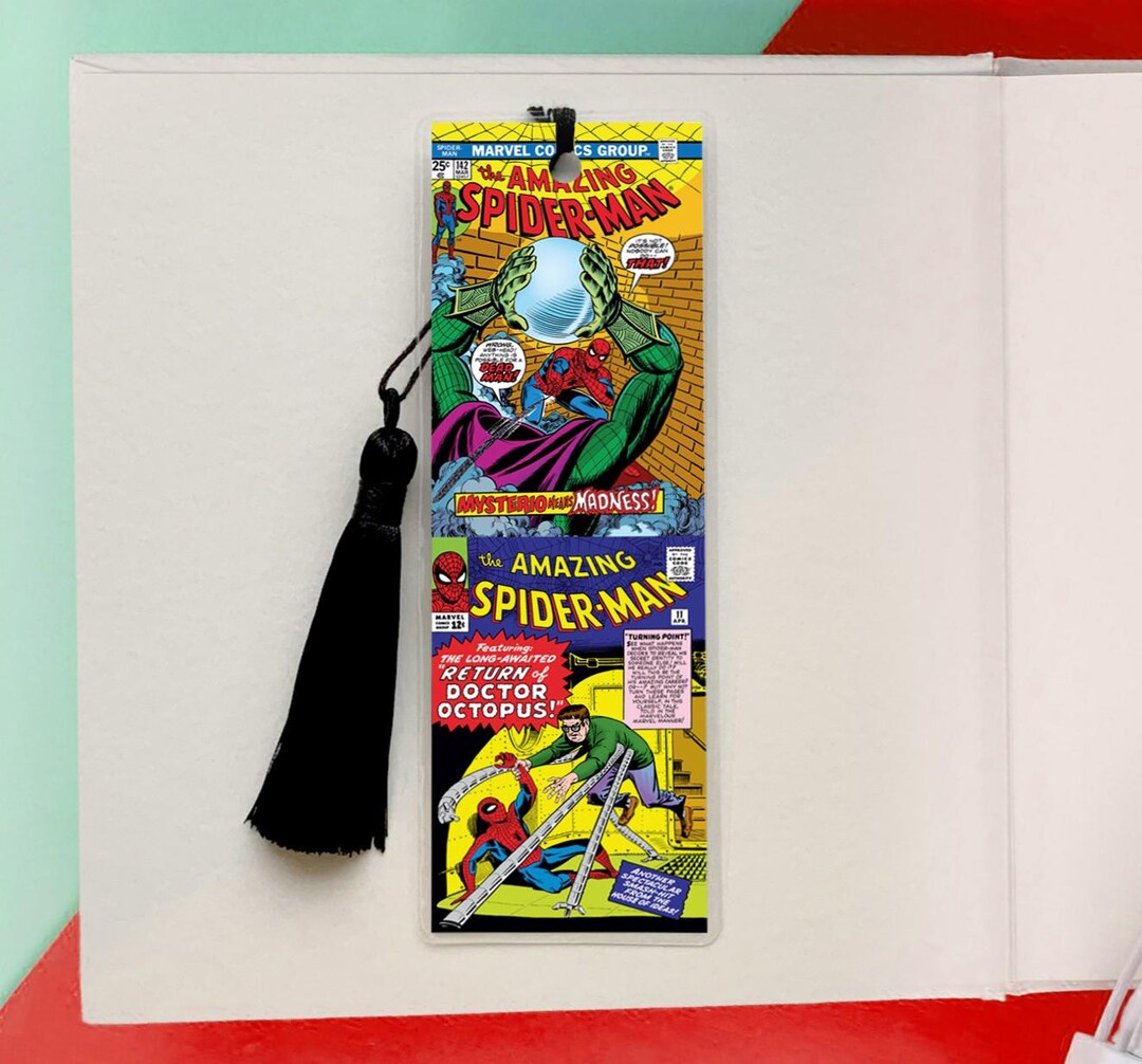 Comic Panel Bookmarks | Spider-man - Peter Parker - Comic Bookmark ...