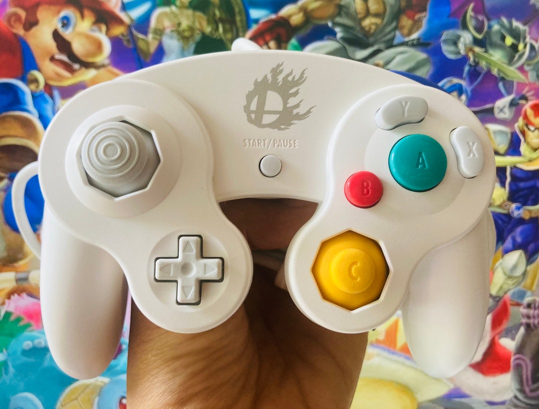 Official OEM Genuine Authentic Nintendo Gamecube Super Smash Bros White ...