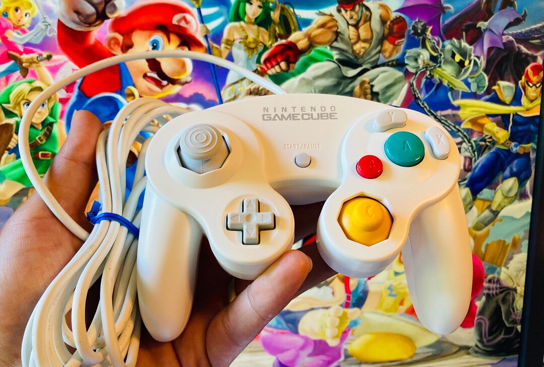 Official OEM Genuine Authentic Nintendo Gamecube White Controller T3 ...