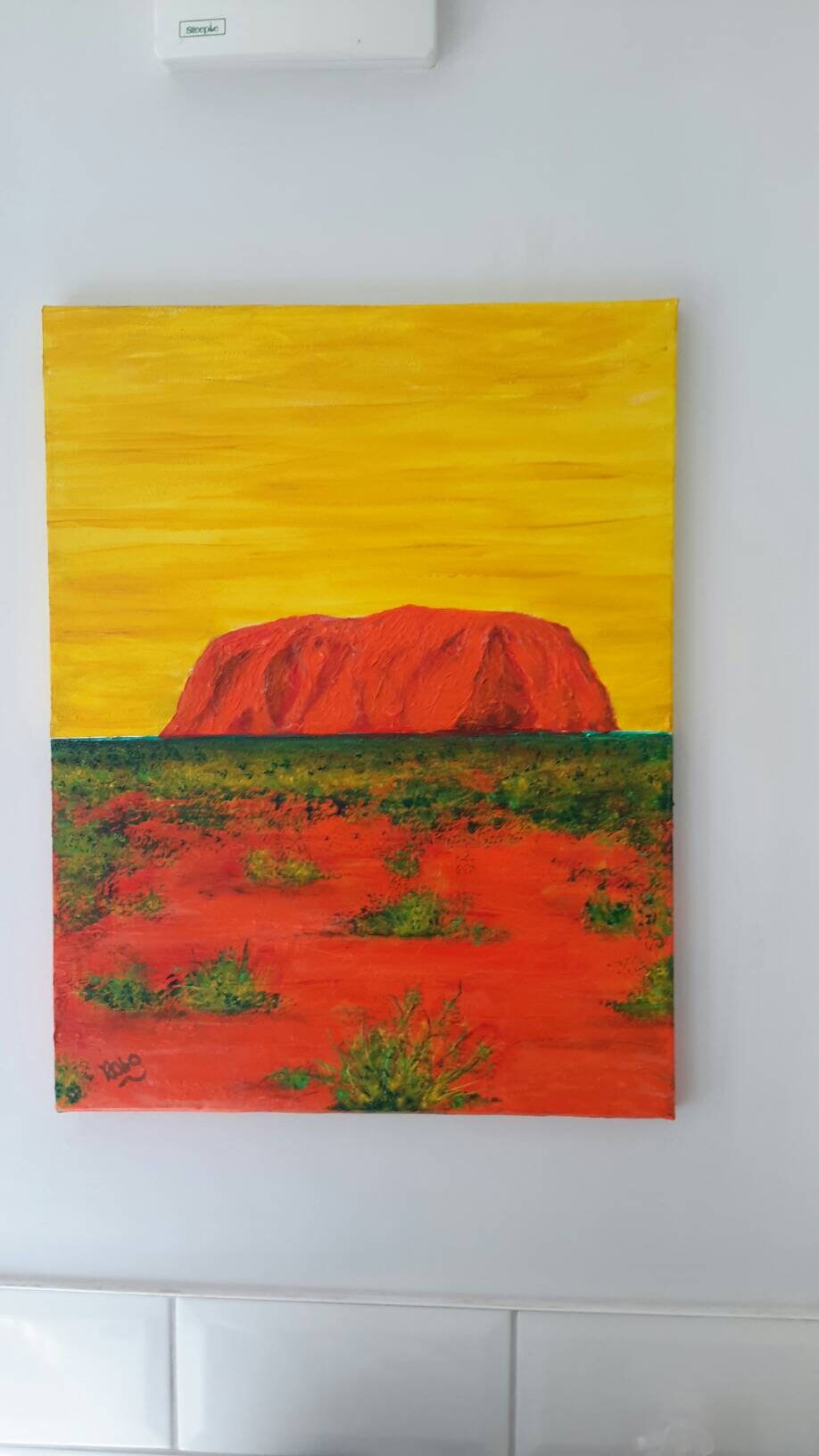 Art & Collectibles Uluru Ayers Rock Australian Outback original ...