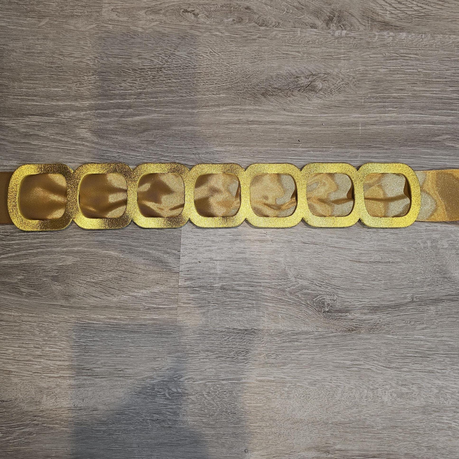 Rumi Golden Belt Fan Inspired "metal" Demon Hunters Belt - Etsy
