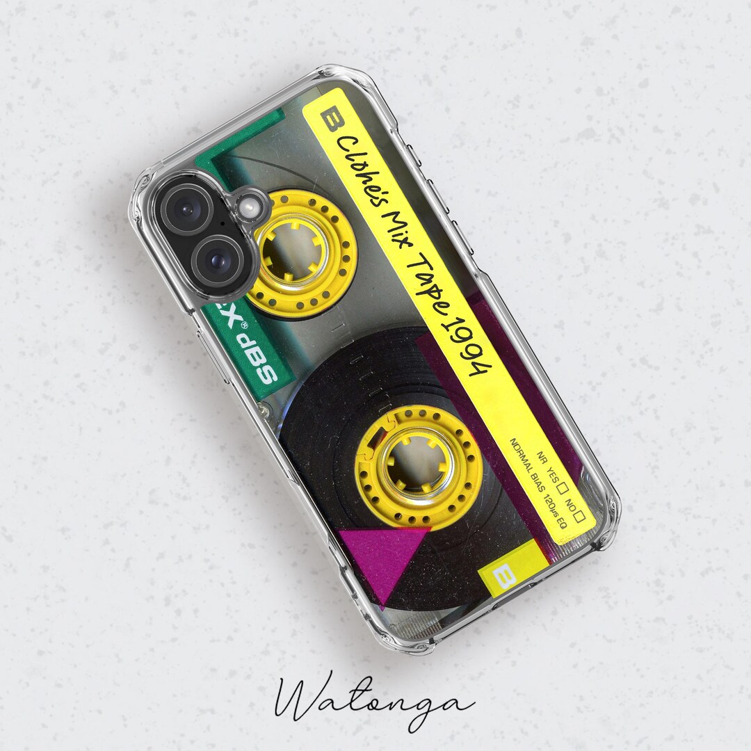 Personalized Audio Cassette Tape Phone Case iPhone 16 Pro Case, Fits ...