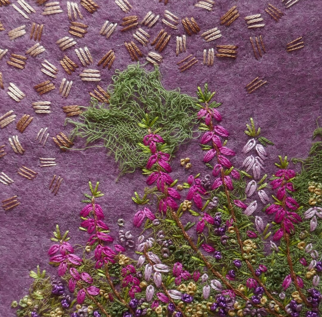 Heather Embroidery Kit - Etsy