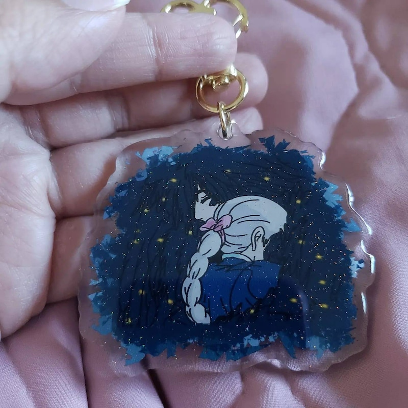 Glitter Moving Keychain - Etsy