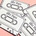 Love Songs Cassette Tape Sticker, 80s Vinyl Sticker, 90s Gift, Music ...