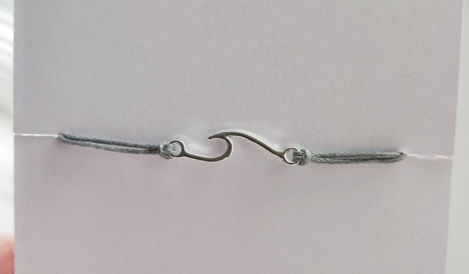 Wave Anklet / Bracelet Personalised Jewelry | Etsy