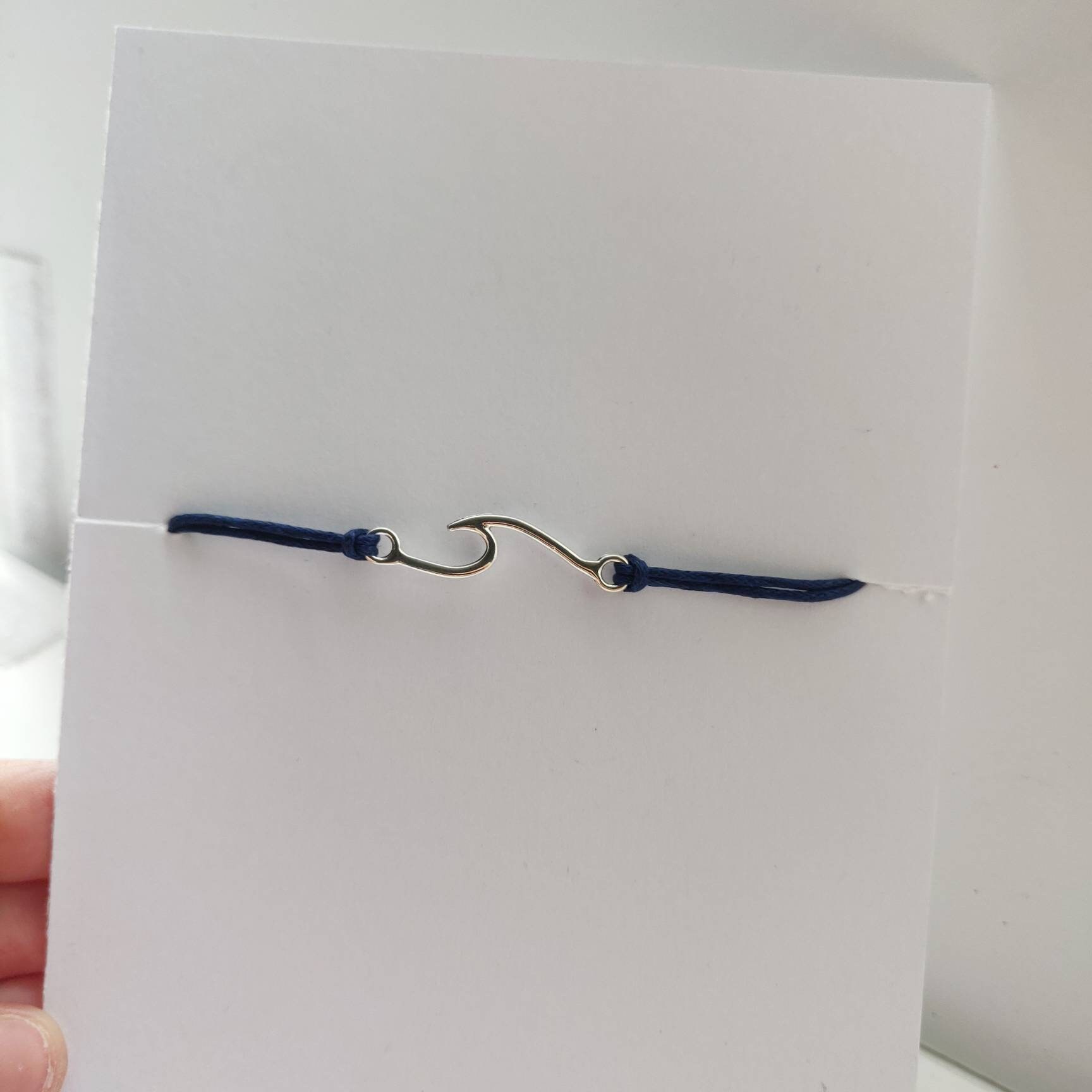 Wave Anklet / Bracelet Personalised Jewelry | Etsy