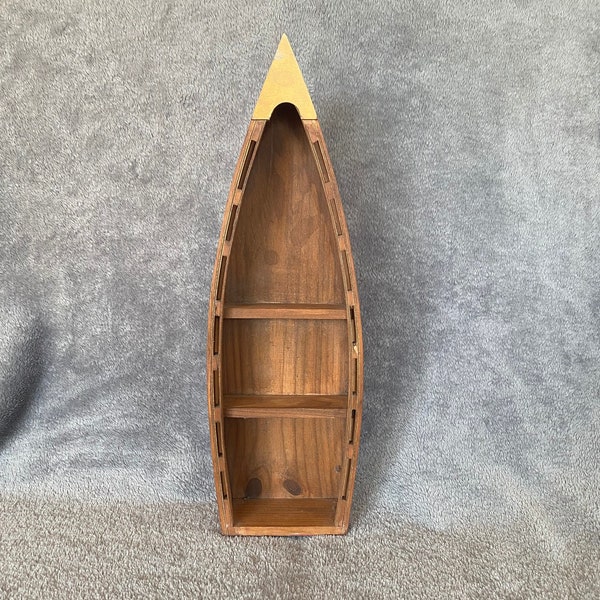 Wooden Row Boat Shelf - Etsy