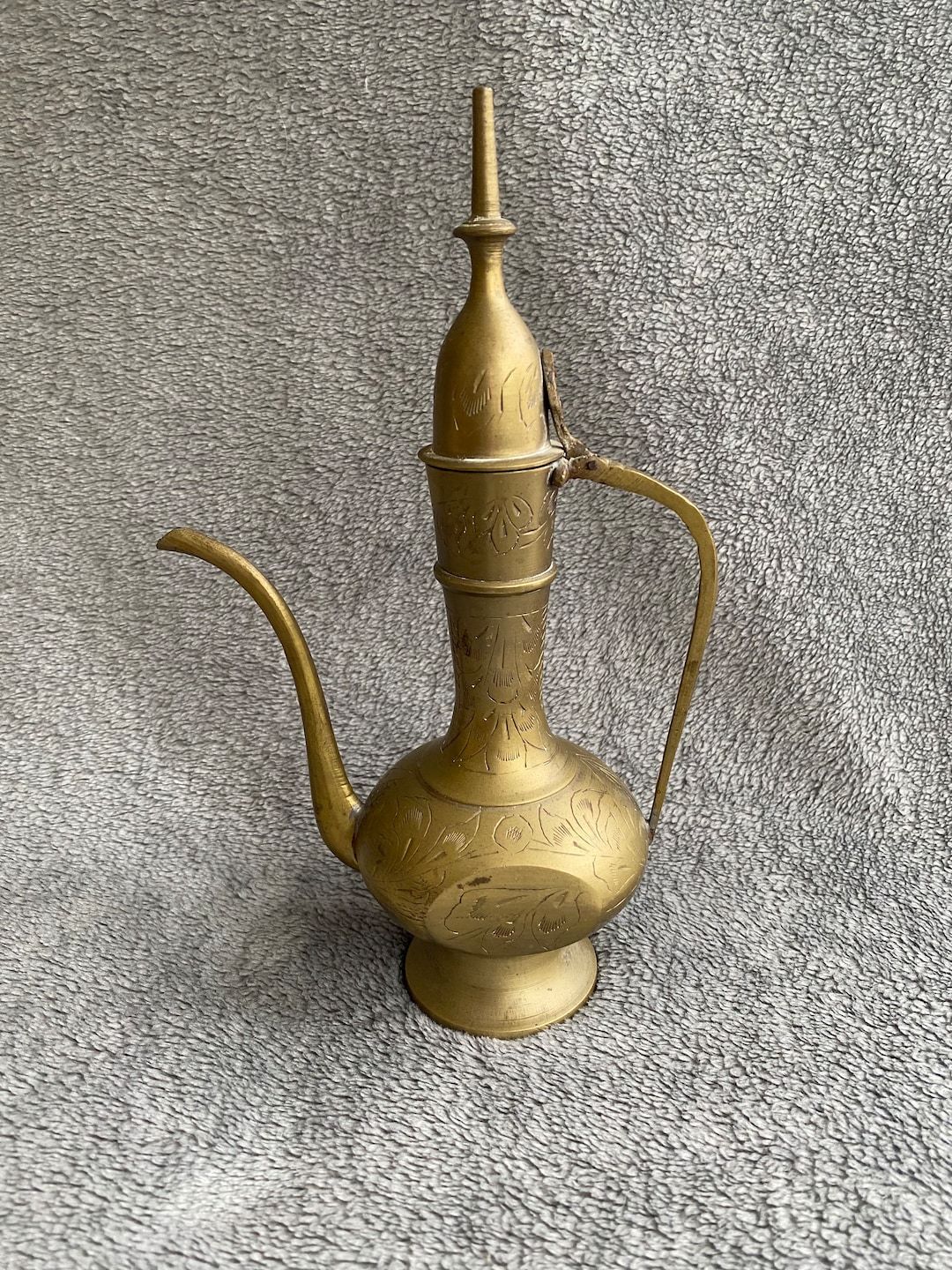 Vintage Brass Indian Coffee Pot - Etsy