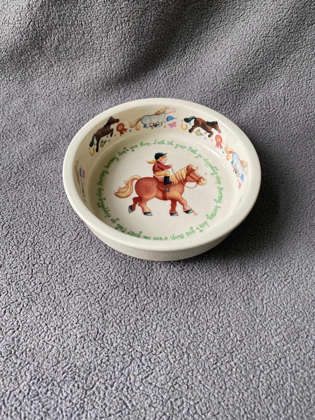 Vintage 1890 Anderton Pottery Ceramic Children's Bowl, Made in England ...