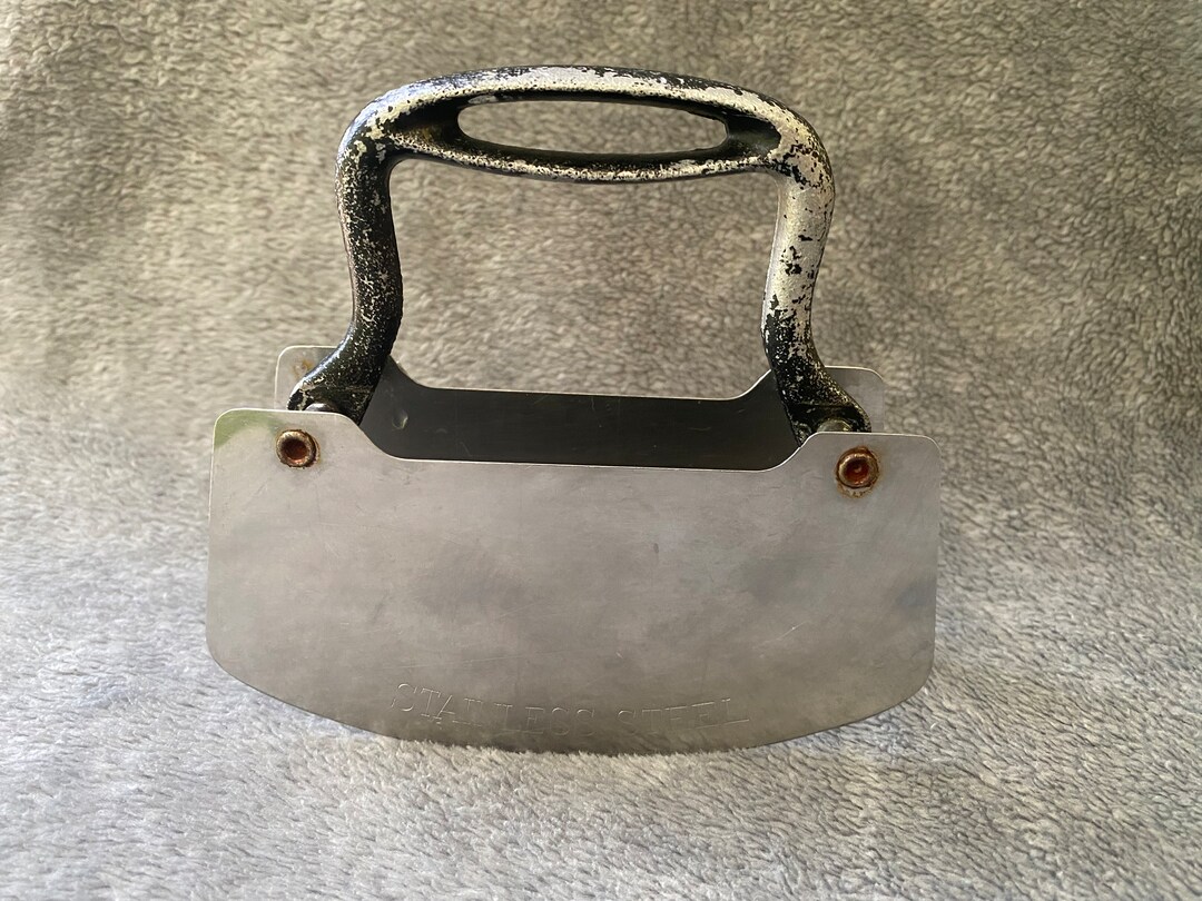 Vintage Kitchen Two Blade Chopper, Stainless Steel Blades - Etsy