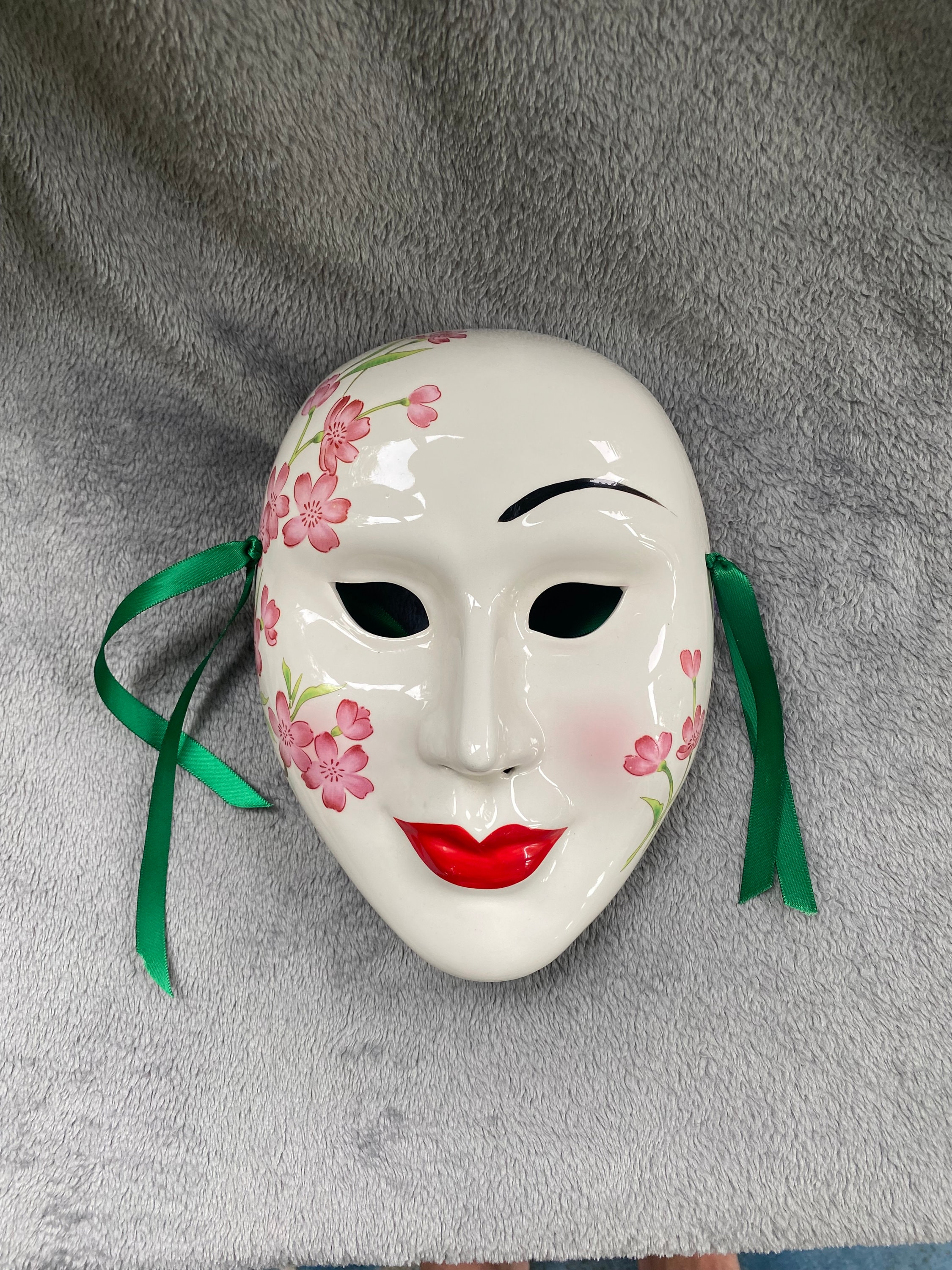 Vintage Colorful Ceramic Theatre Mask - Etsy