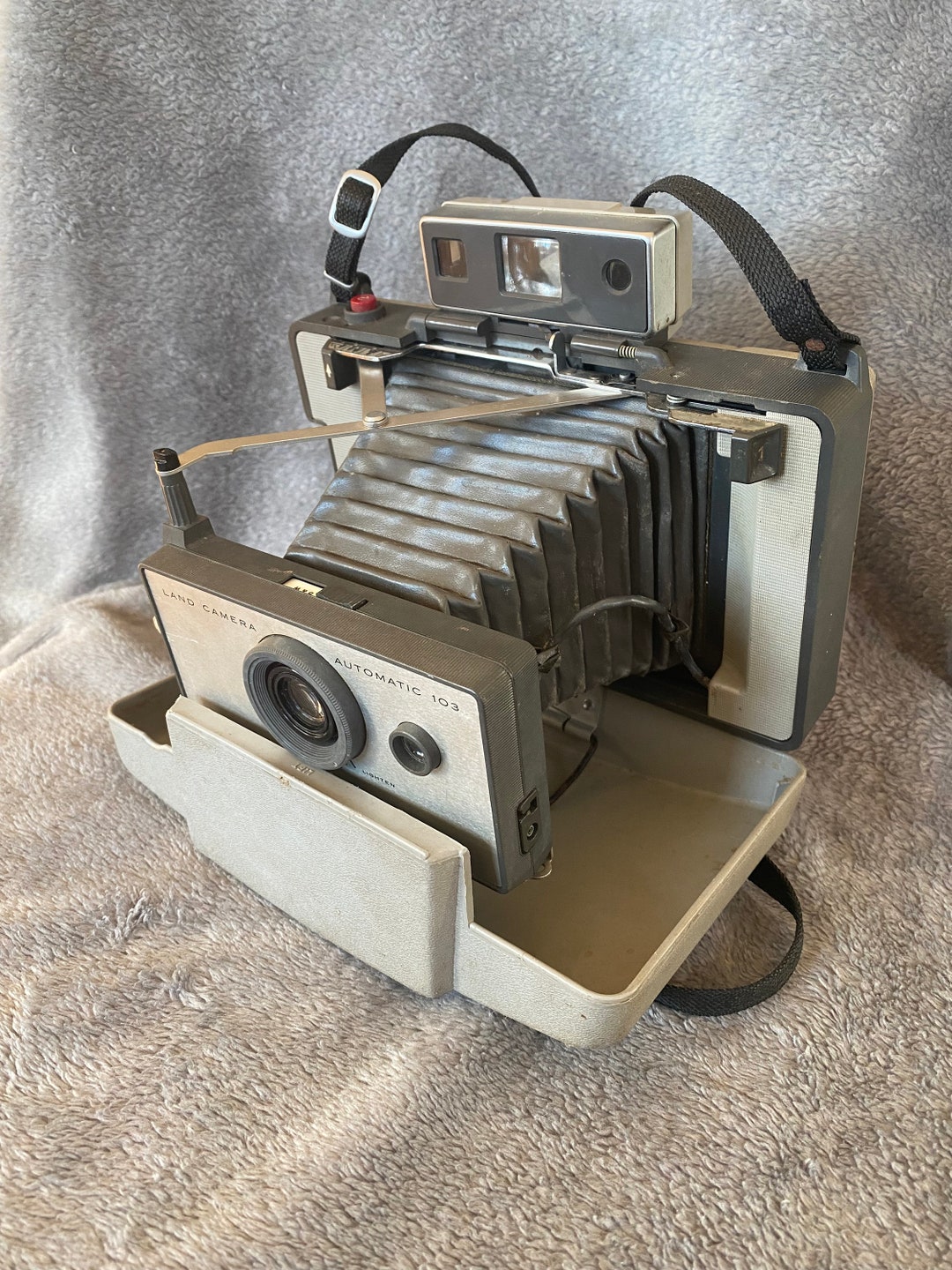 Vintage Polaroid Land Model 103 Instant Print Film Camera, Not Tested ...
