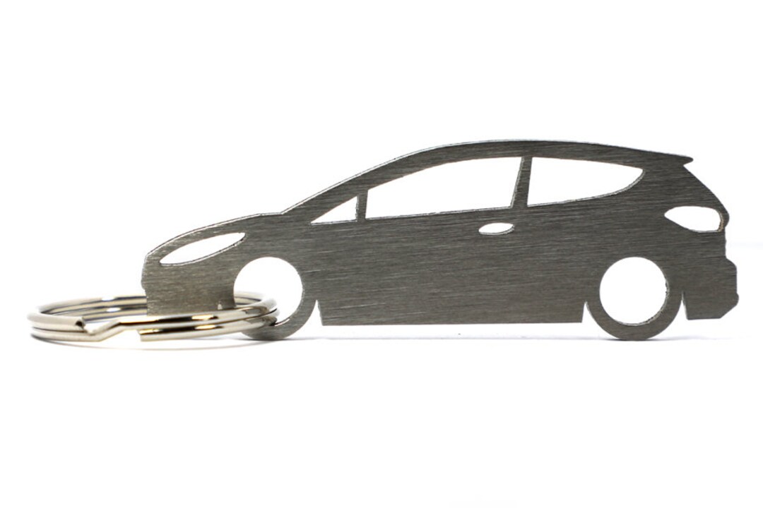 Ford Fiesta MK8 3d Pendant Keys Keychain Keyring Gadget Stainless Steel ...