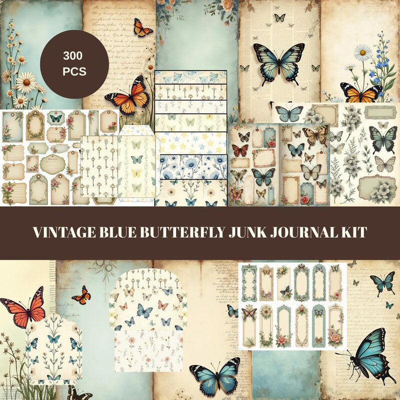 Butterfly Journal - Etsy