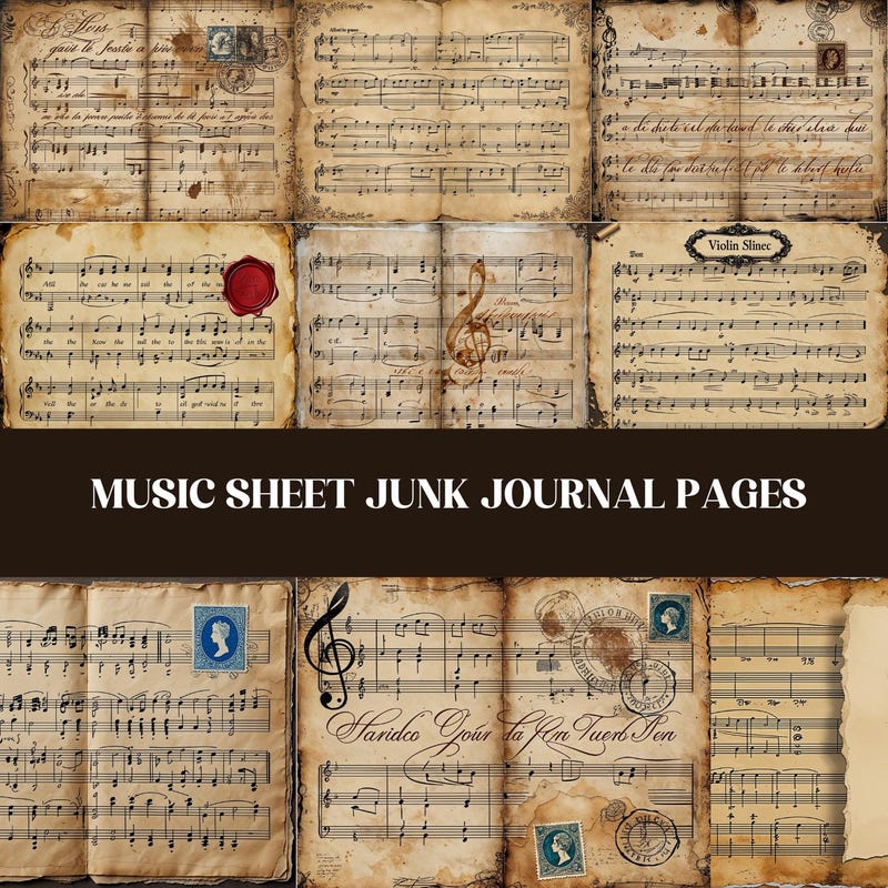 Handwritten Score Sheet Music - Etsy