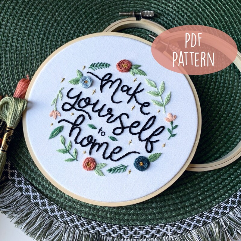 Quote Embroidery - Etsy