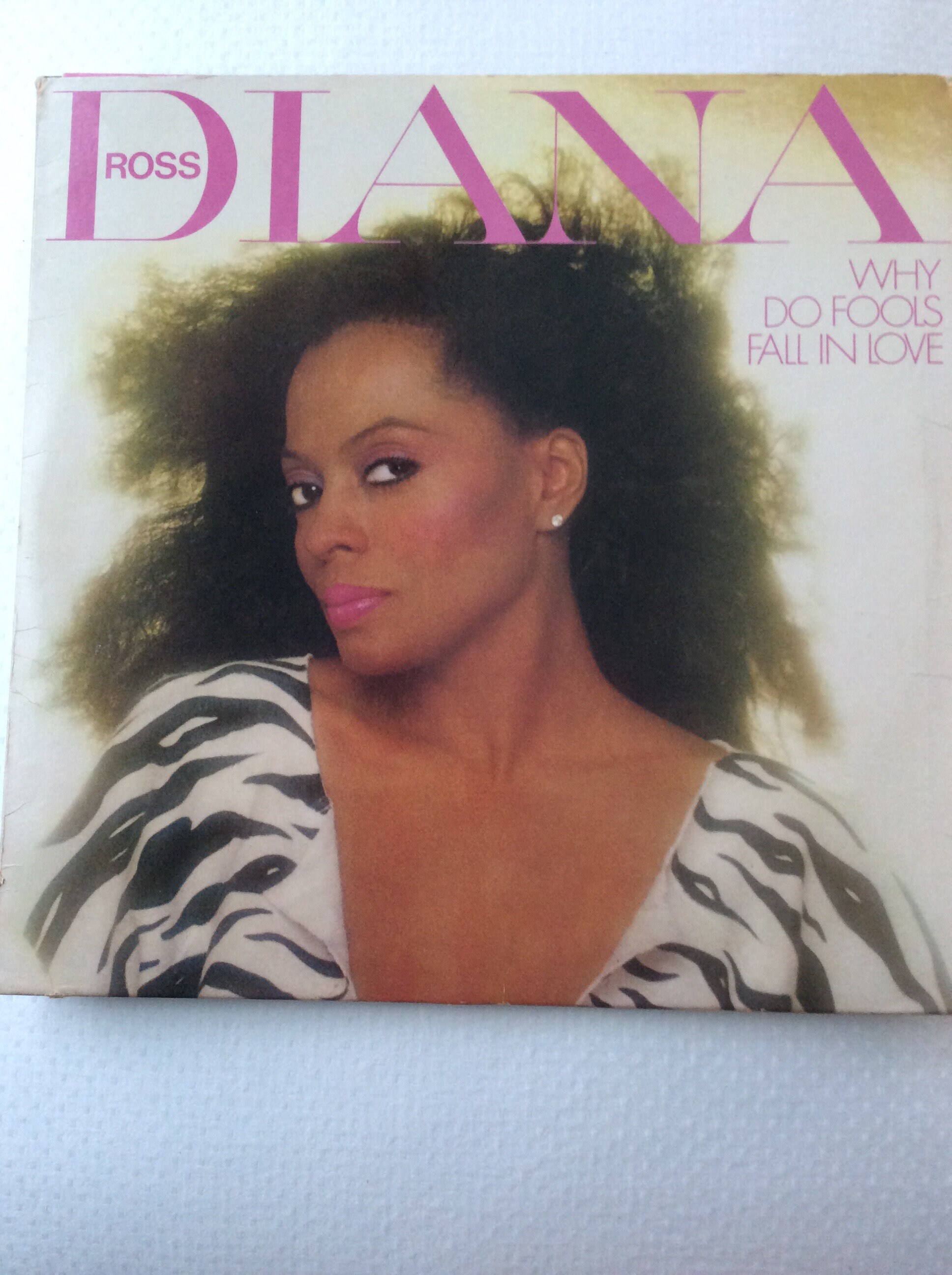 Diana Ross 1981 Why Do Fools Fall In Love Vinyl Record - Etsy