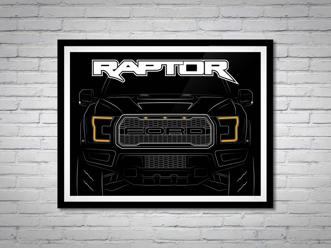 Ford Raptor Poster | Line Art | Multiple Sizes - Etsy