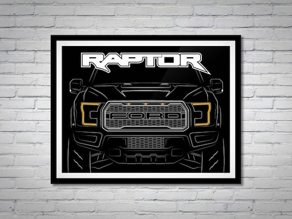 Ford Raptor Line Drawing