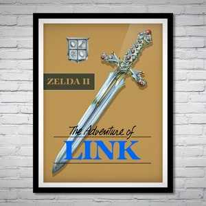 Classic Zelda Box Art Poster Remaster - Etsy.de