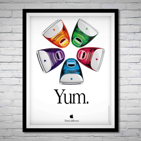 Apple Poster - Etsy