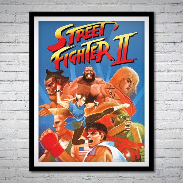 Street Fighter 2 Poster - Etsy
