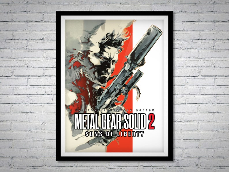 Metal Gear/metal Gear Solid Box Art Poster Remaster - Etsy