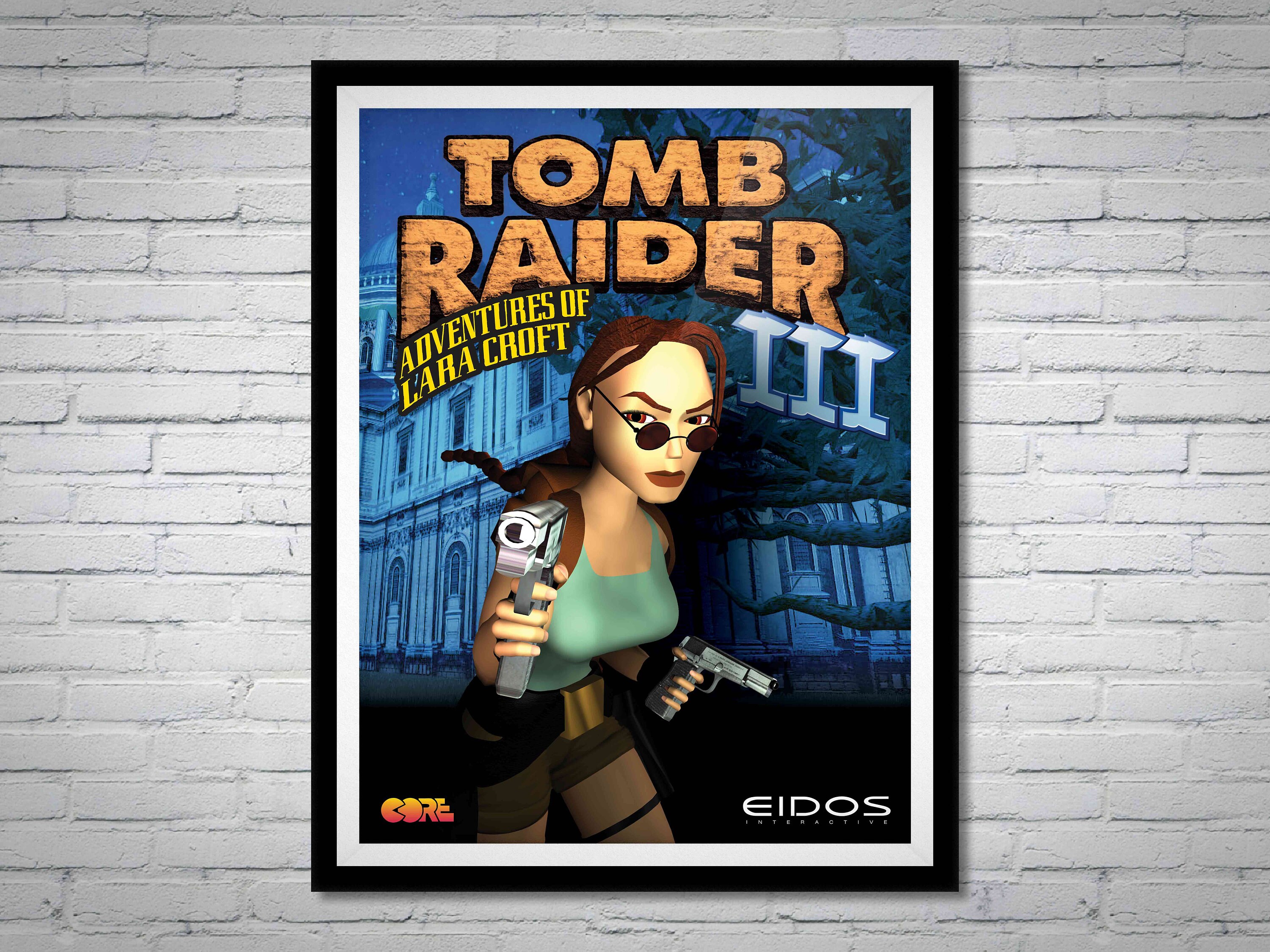Classic Tomb Raider Box Art Poster | Remaster - Etsy
