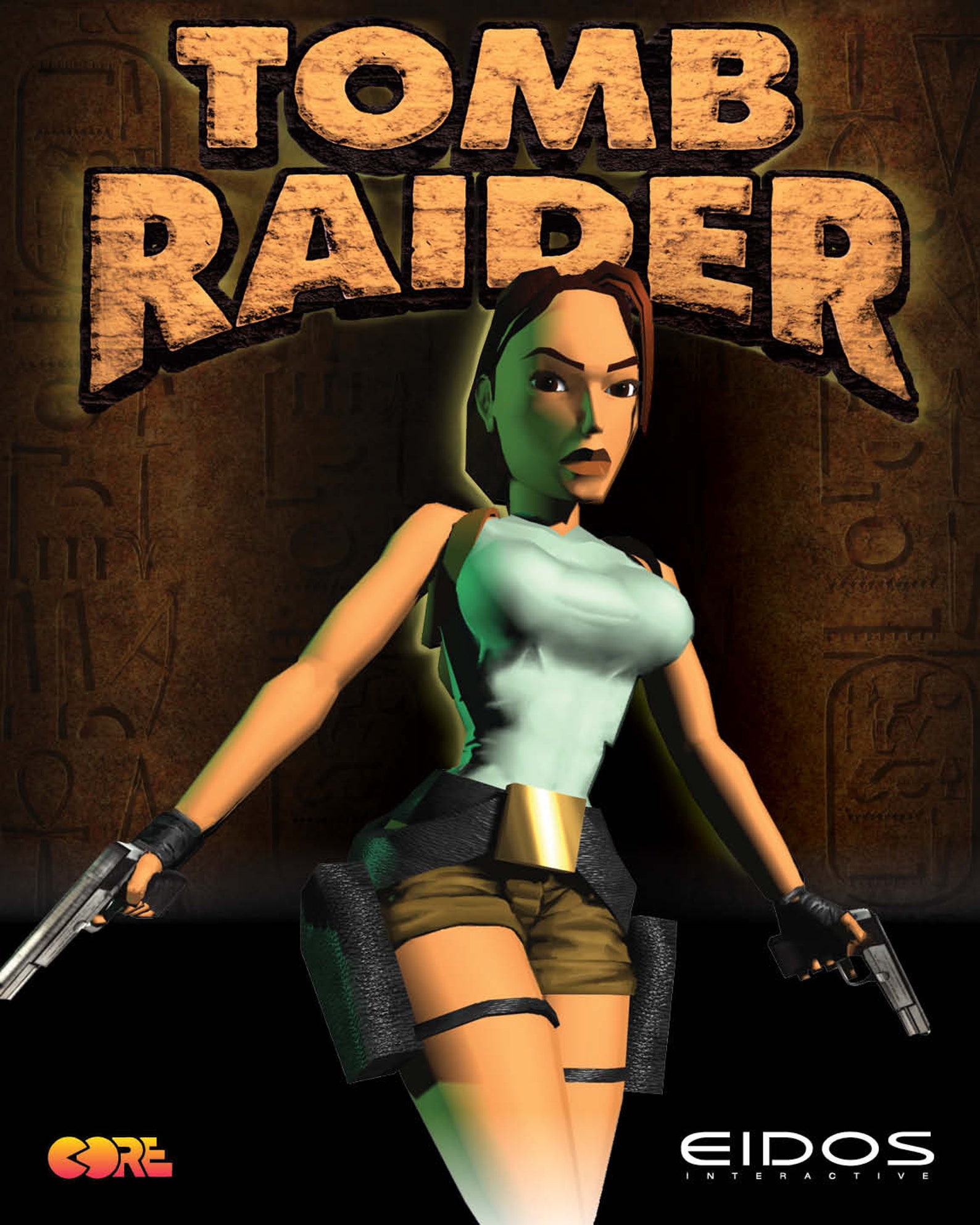 Classic Tomb Raider Box Art Poster HD Remaster | Etsy