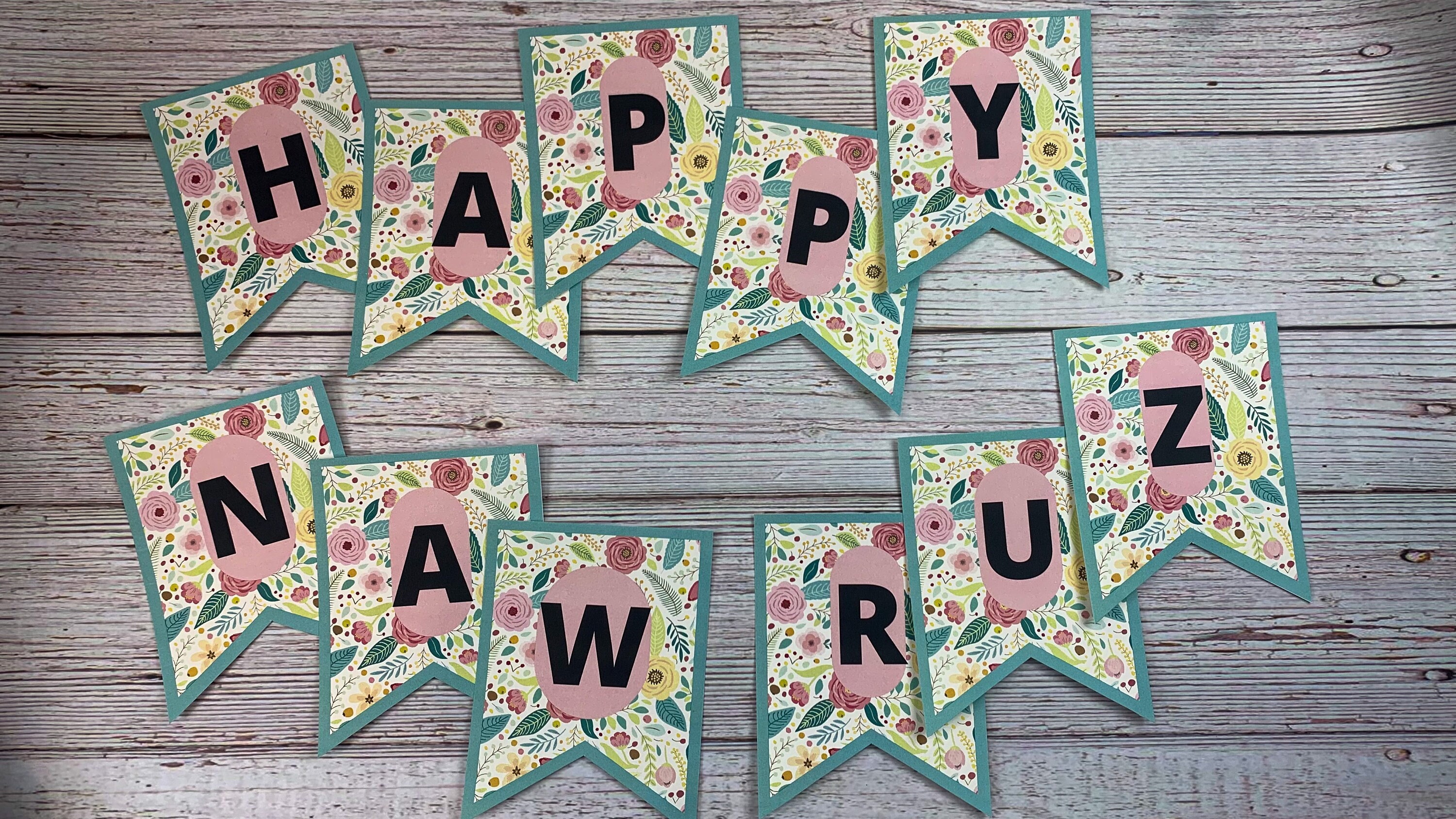 Naw-ruz Printable Banner DIGITAL DOWNLOAD Baha'i New Year Persian New ...