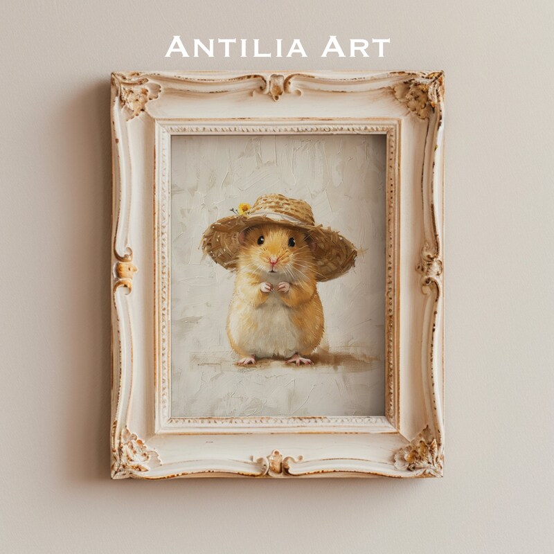 Hamster Painting - Etsy UK