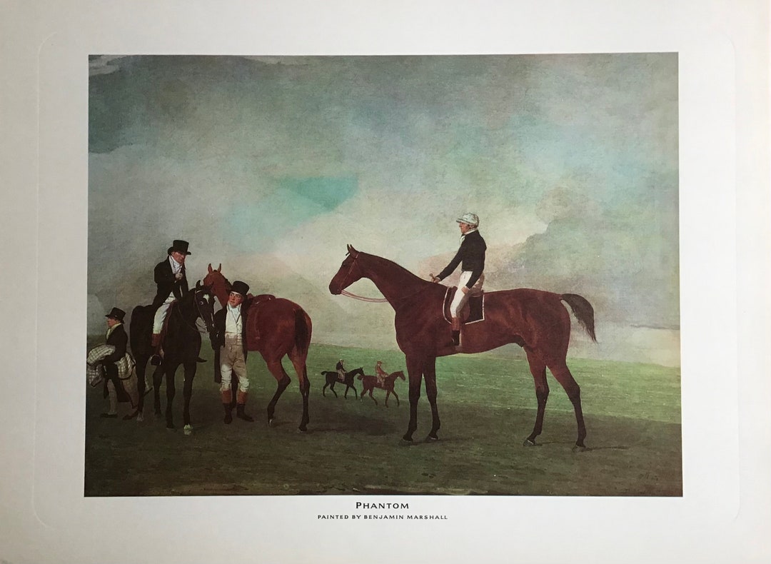 Phantom, Horse Print, Large Print 30x40, Antique Print, Vintage Print ...
