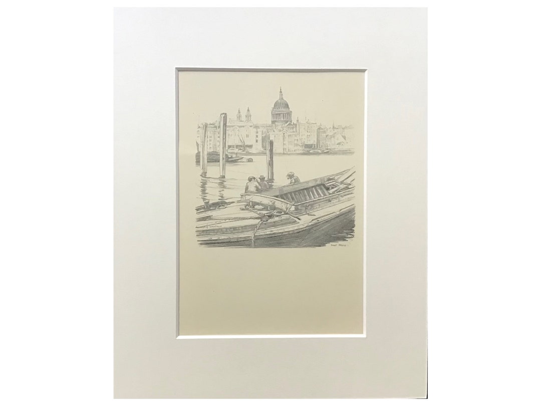 1924 Antique London Print,saint Paul’s, London Art, Vintage Prints ...