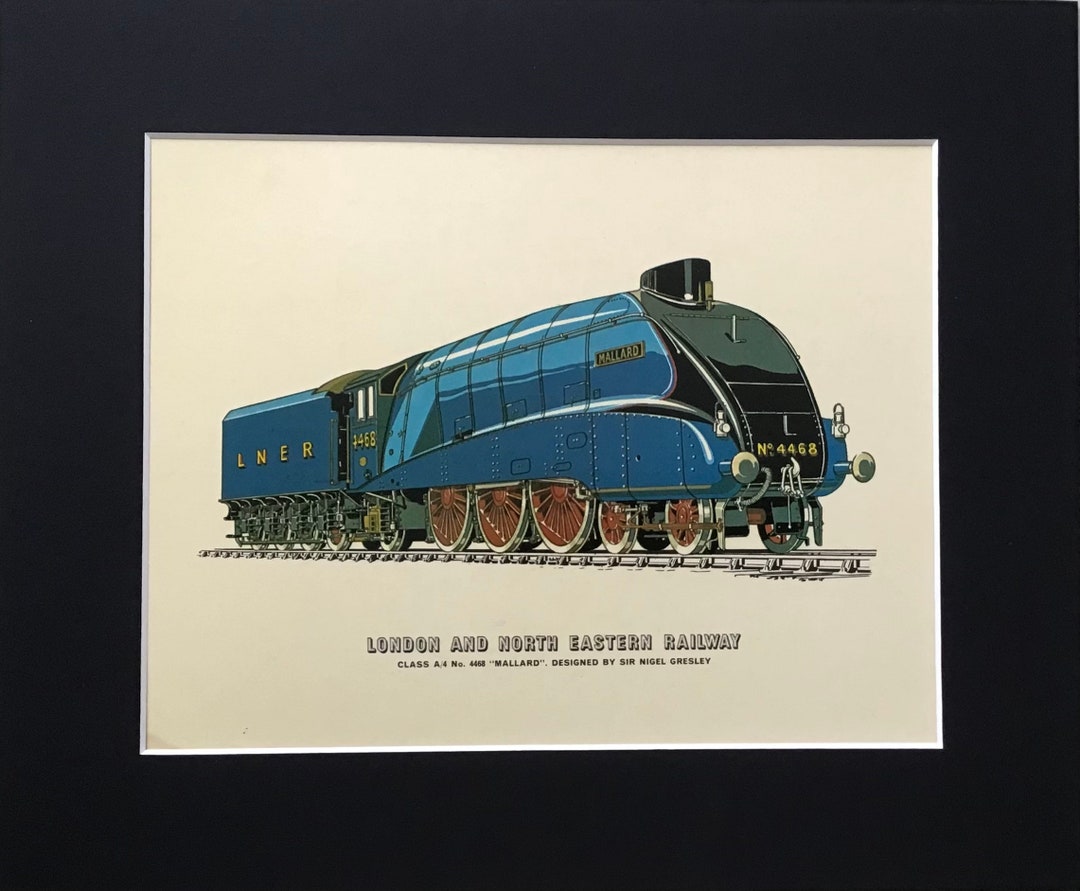 Vintage Train Print, British Railways, 1970, Old Train Print, Steam ...
