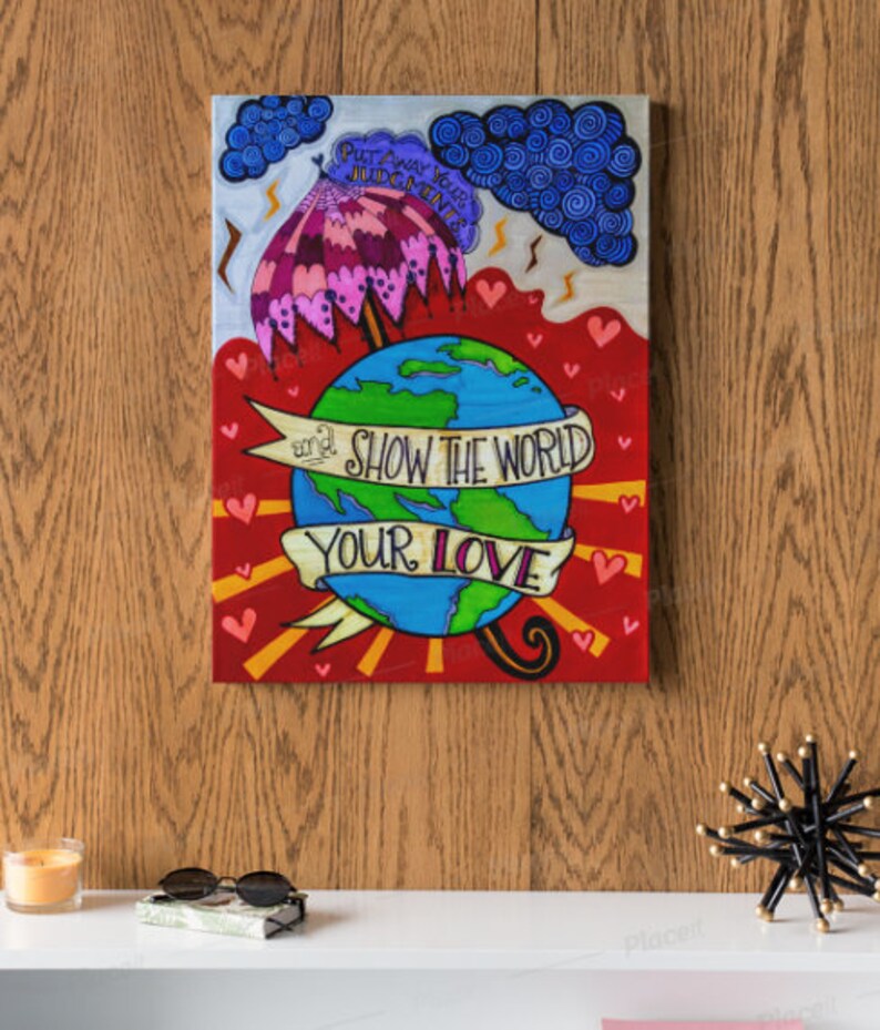 Show the World Your Love - Etsy