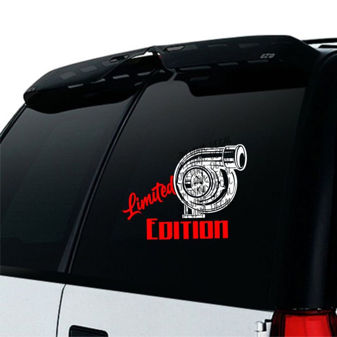 Turbo Limited Edition Vinyl Sticker - Etsy