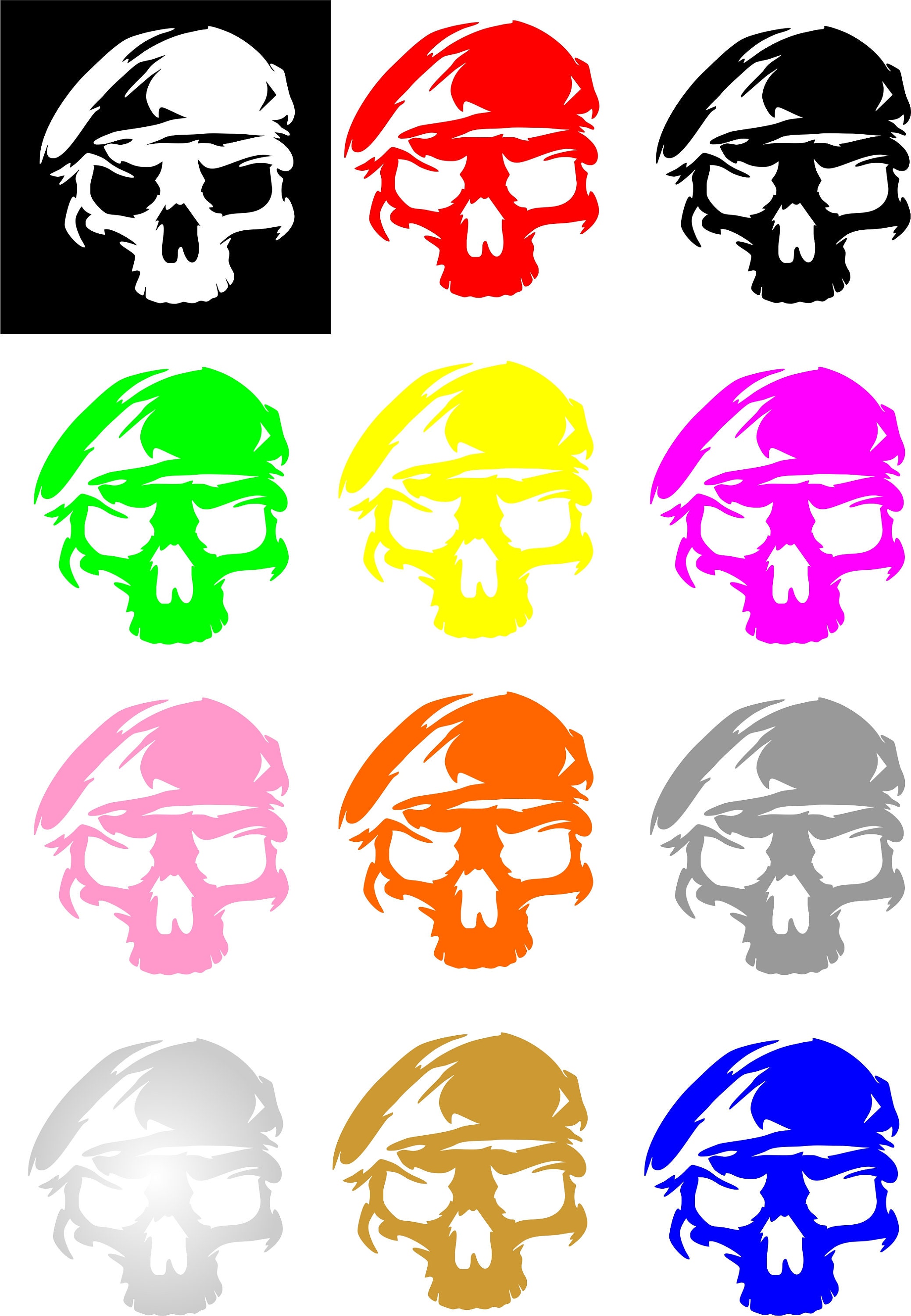 US Army Ranger Skull Vinyl Decal - Etsy