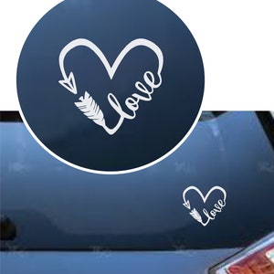 Love Arrow Vinyl Decal Sticker - Etsy