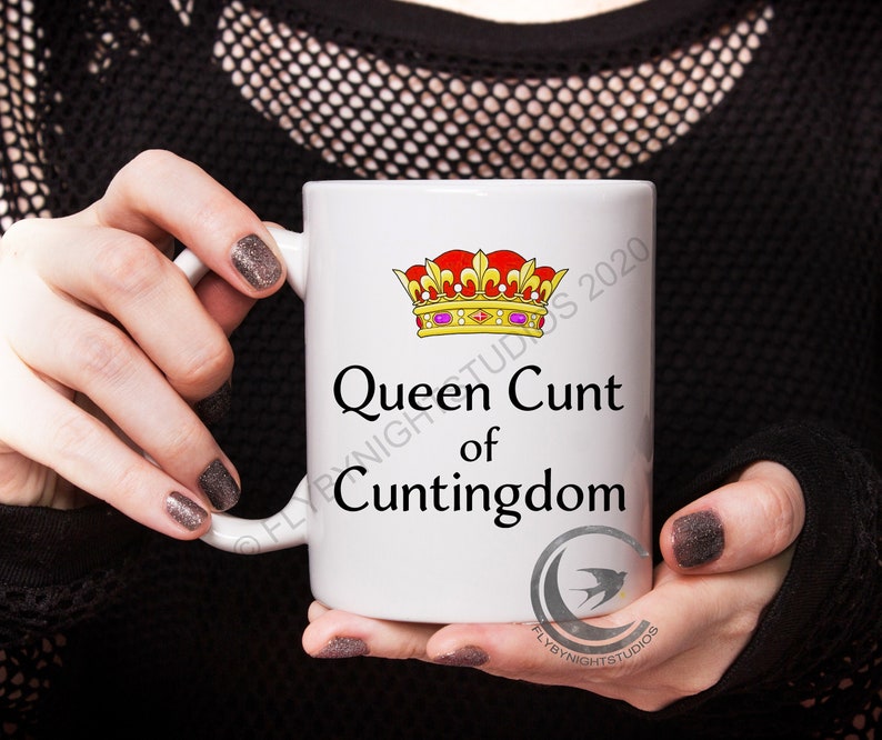 Rude Mug Set, King and Queen Cunt of Cuntingdom, Rude Gift, Couples Funny Mugs, Obscene Gift ...