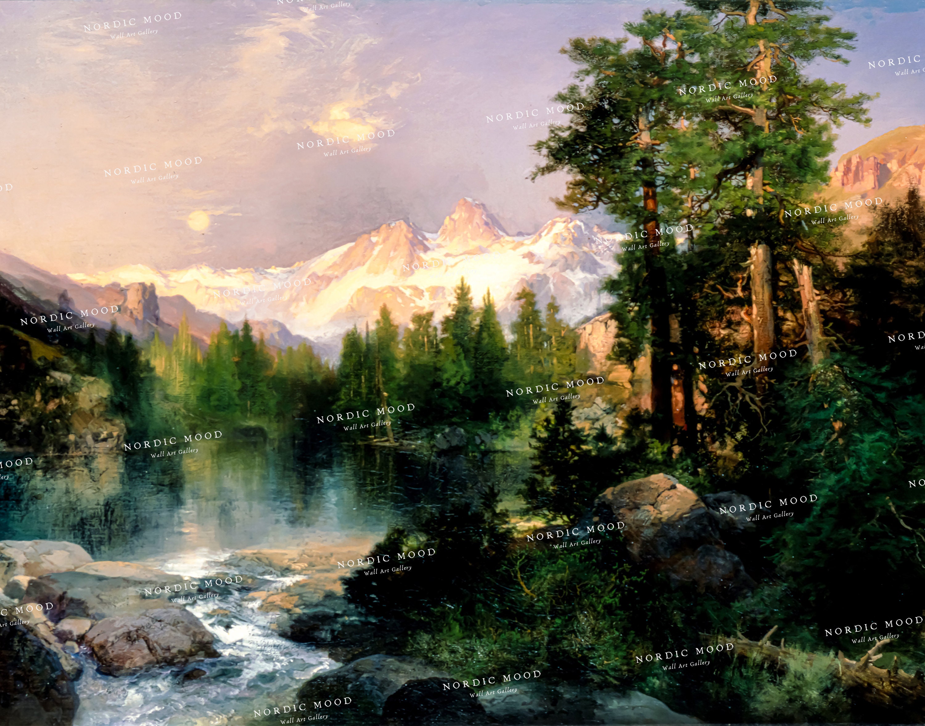 Thomas Moran Printable Painting / the Three Tetons / Digital - Etsy