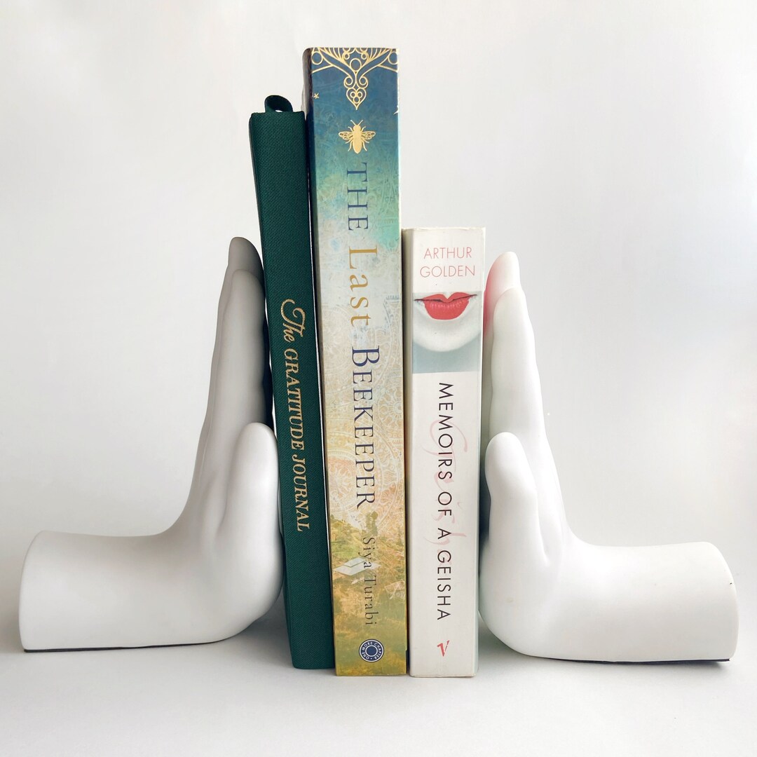 Decorative Hand Bookends Wednesday Adams Thing Bookworm Book Lover Home ...