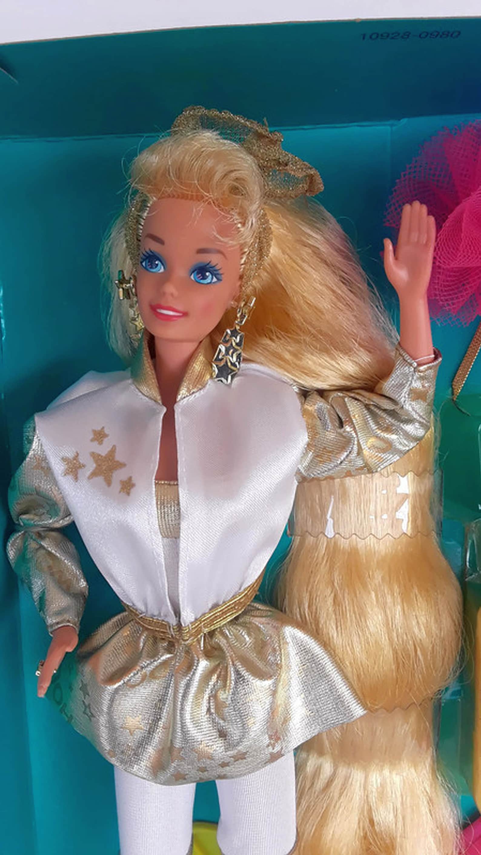 Collectible Hollywood Hair Barbie Doll by Mattel . Deluxe Play - Etsy