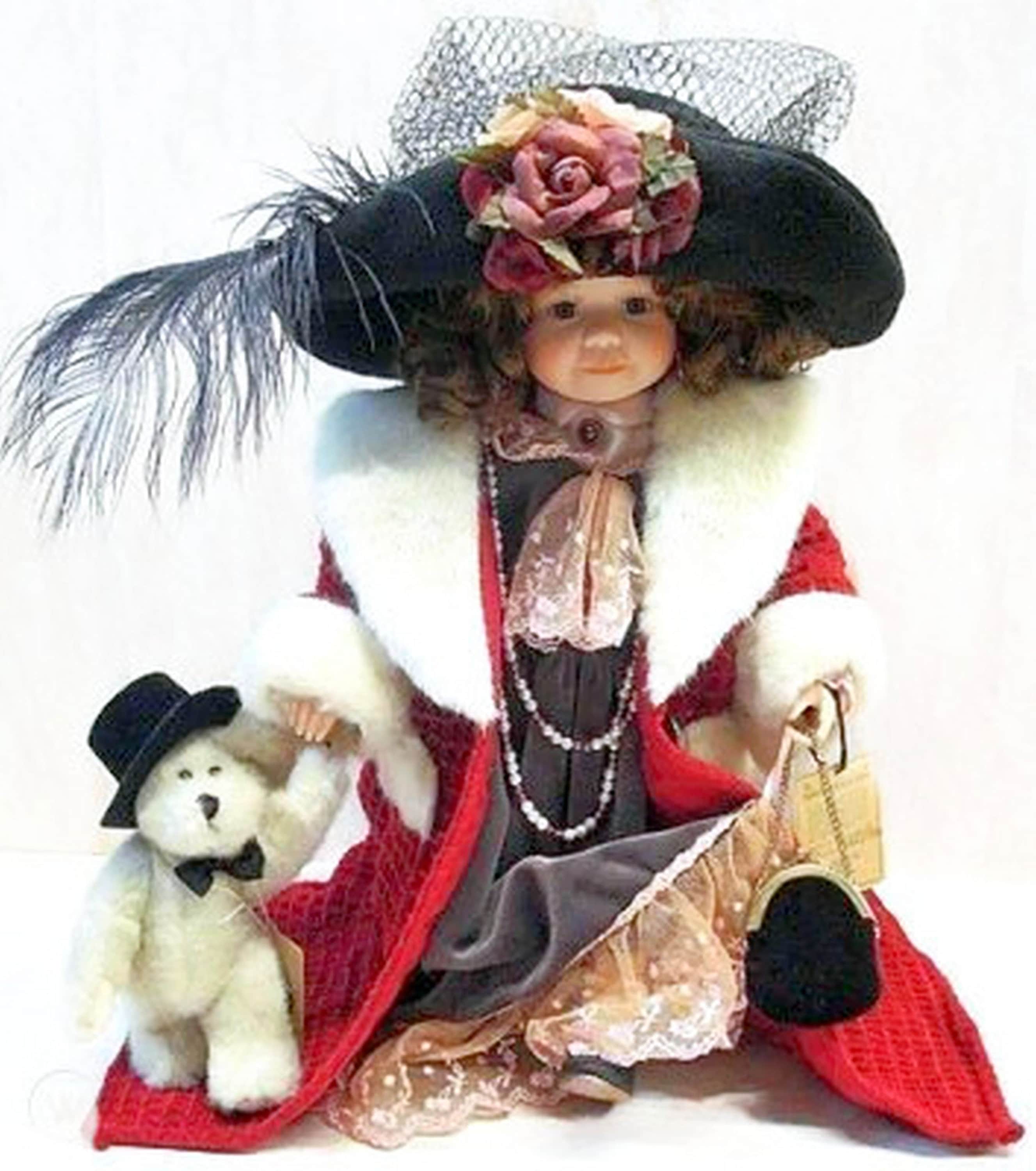 The Boyds Collection "amy & Edwin ...momma's Clothes” . Porcelain Doll ...