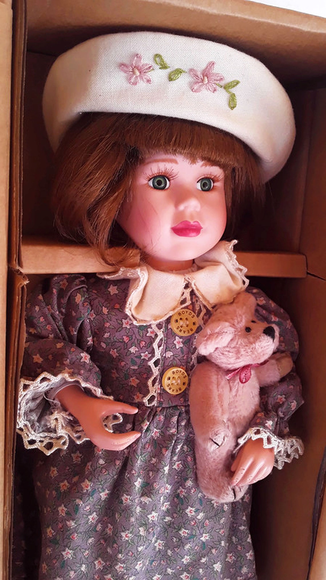 On Sale Genuine Doll .the Boyds Collection erica & Ferris . Porcelain ...